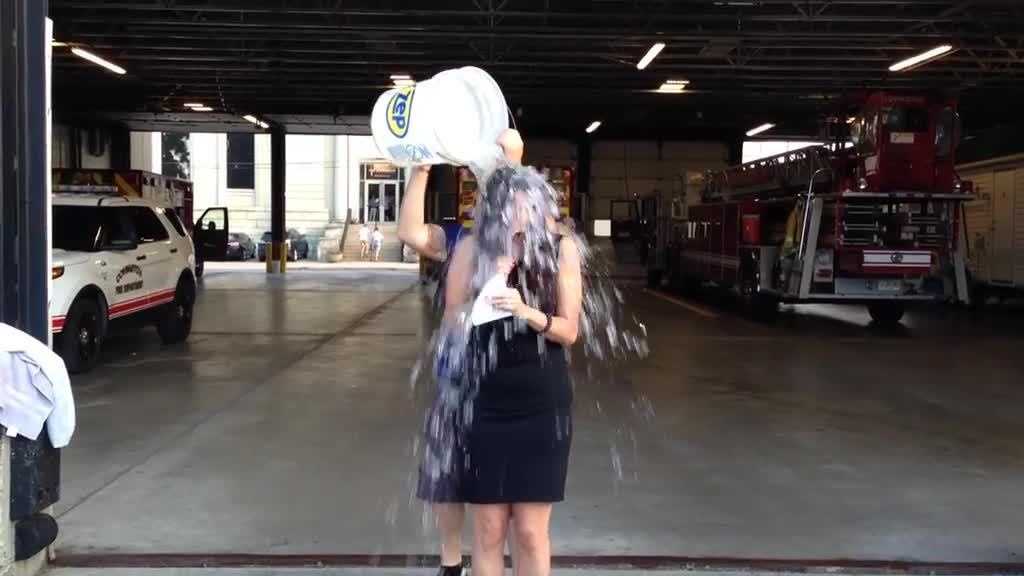 Alison Montoya takes 'Ice bucket challenge' nominates others