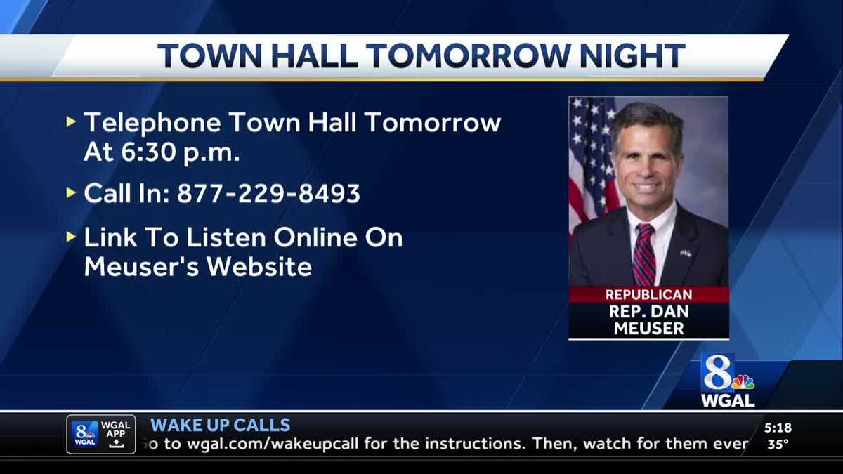Rep. Dan Meuser hosting tele-town hall Wednesday Rep. Dan Meuser hosting tele-town hall Wednesday