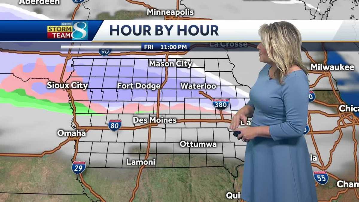 First look at incoming weekend snow