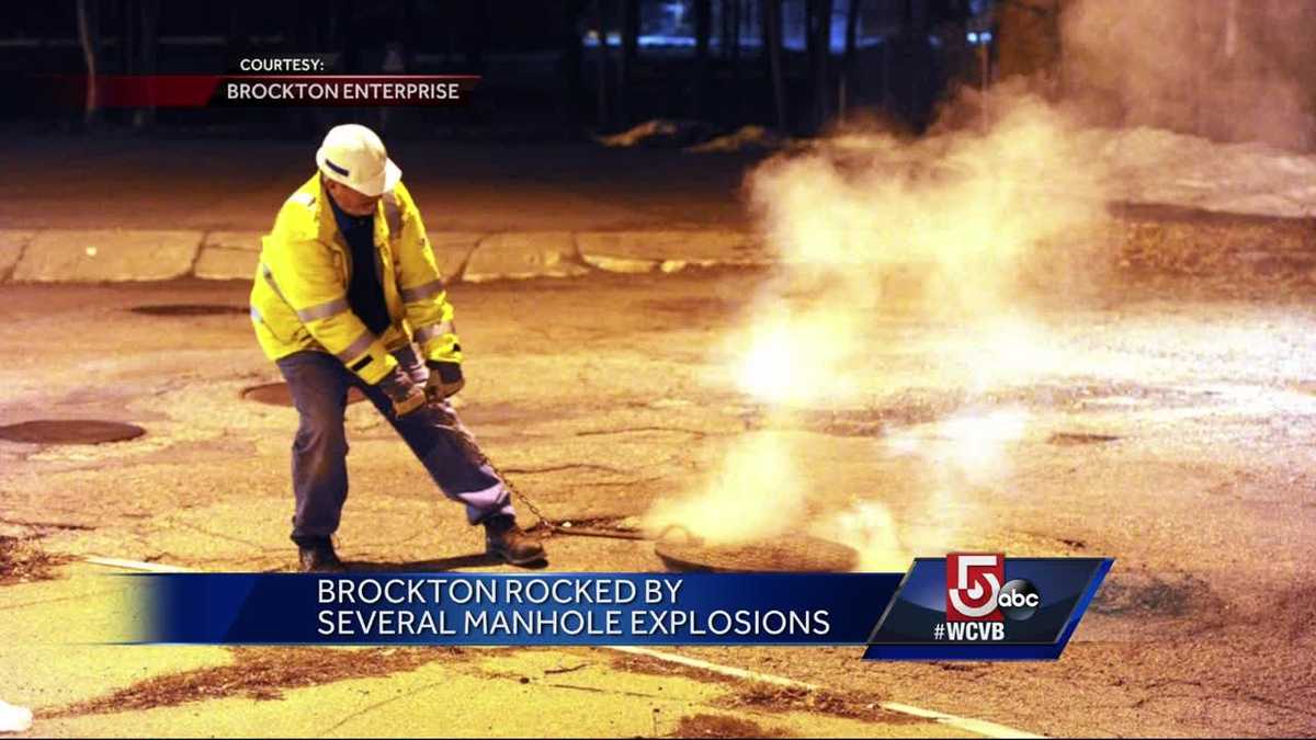 Brockton rocked by several manhole explosions