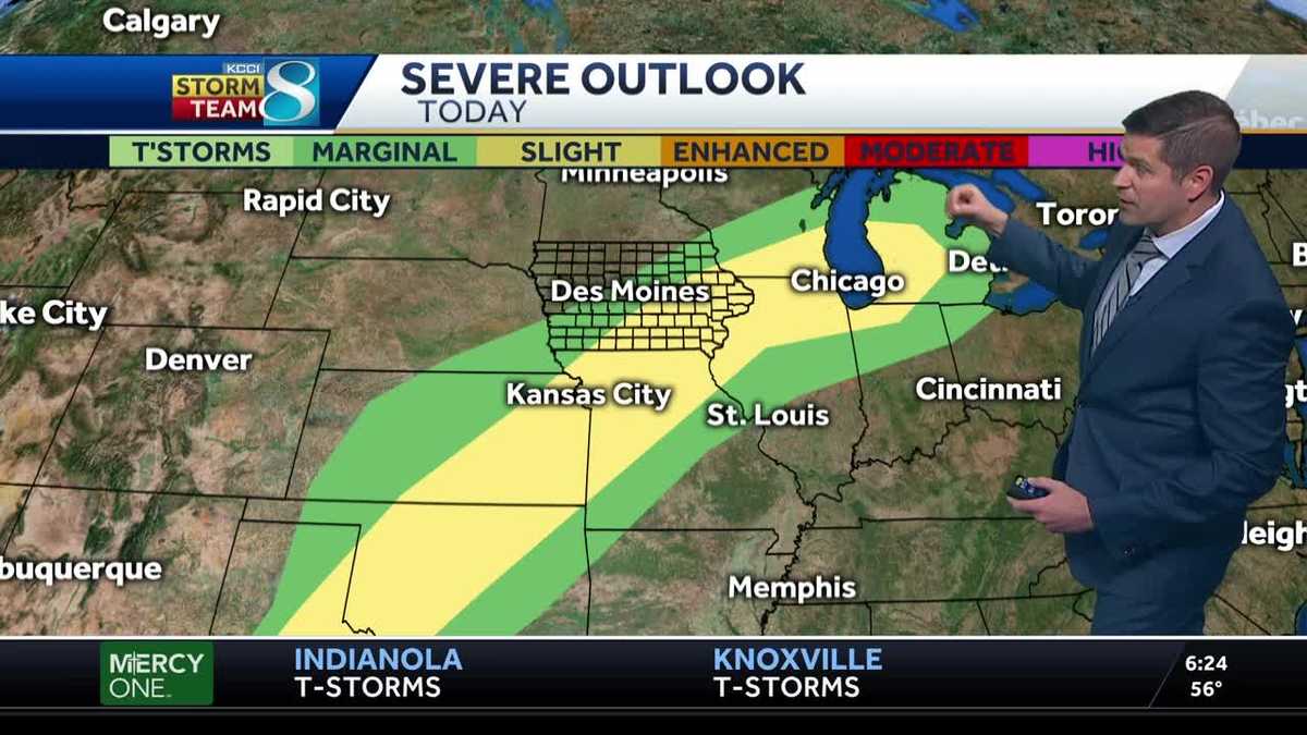 Incoming storms could be severe Friday