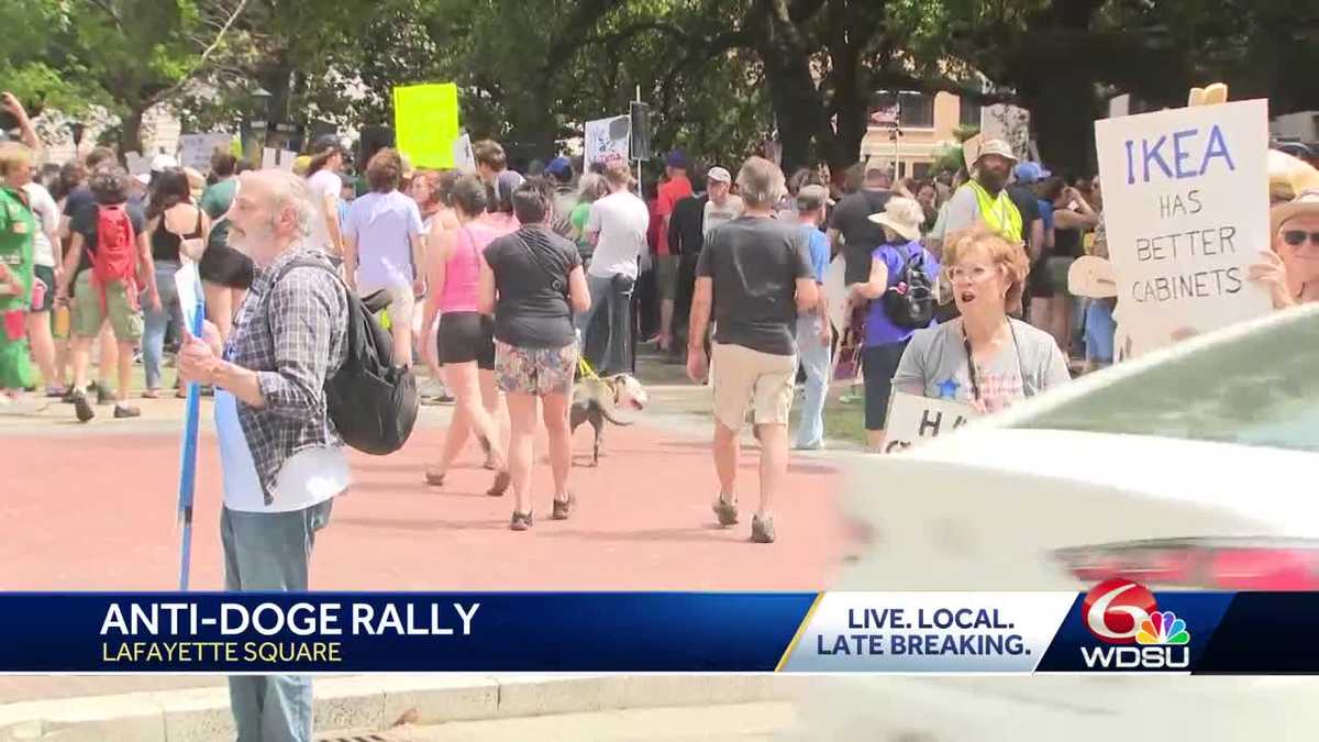 New Orleans joins nationwide anti-DOGE rallies