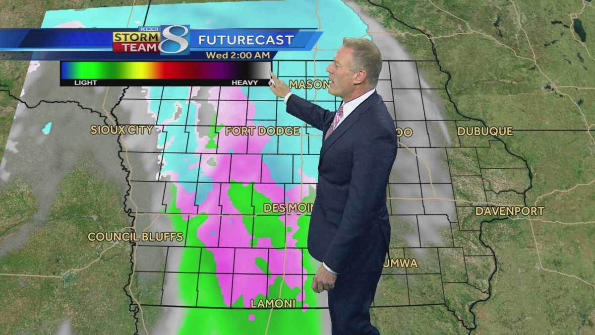KCCI 8 video weather forecast