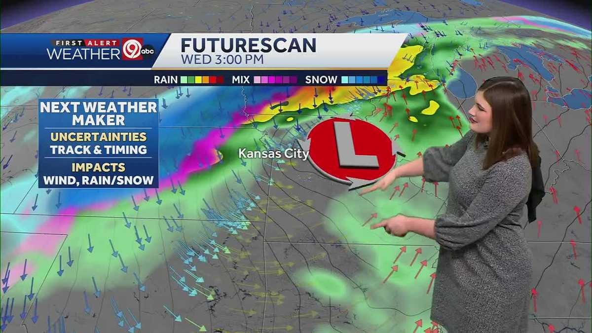Warm start to the week before our next weather system arrives