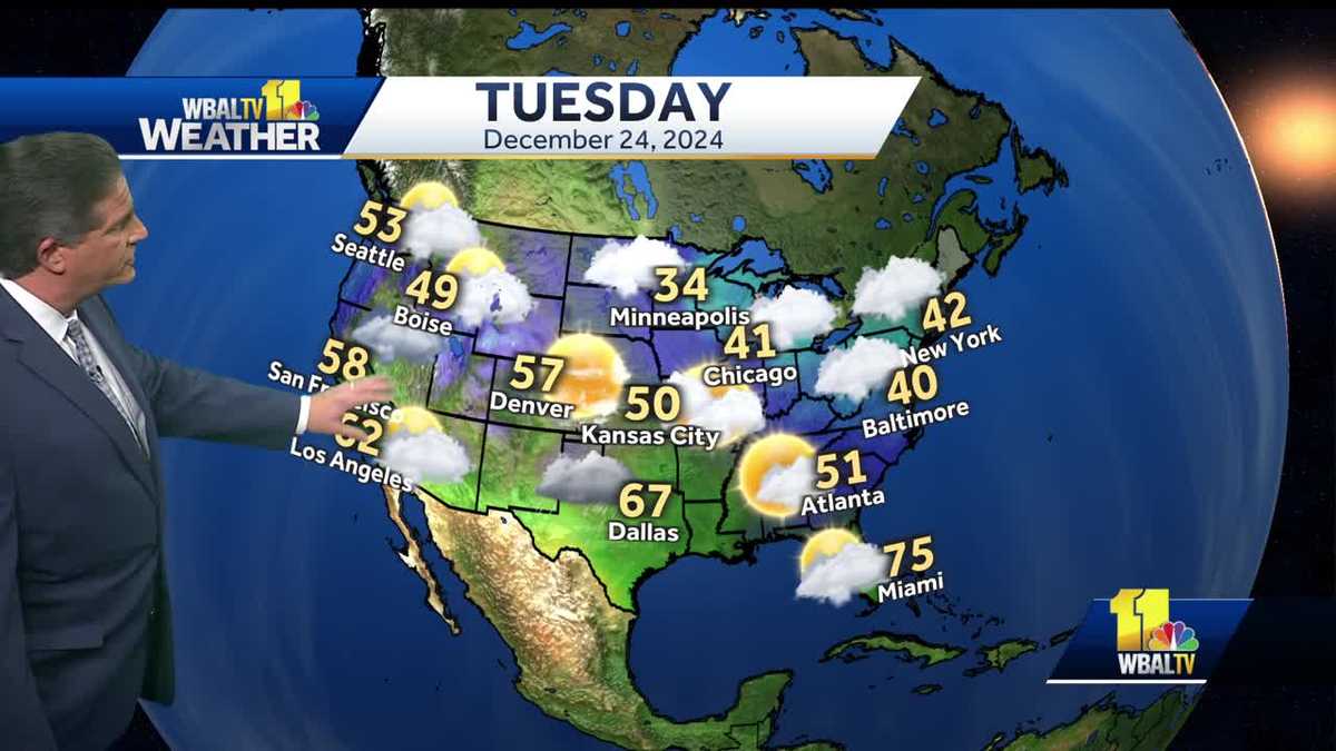 Weather Talk: Holiday forecast across the US