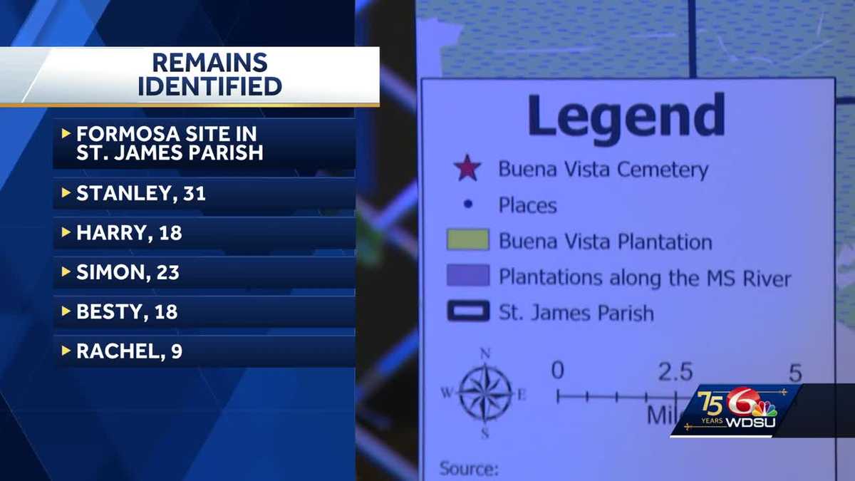 Louisiana Bucket Brigade identifies remains of enslaved people Louisiana Bucket Brigade identifies remains of enslaved people