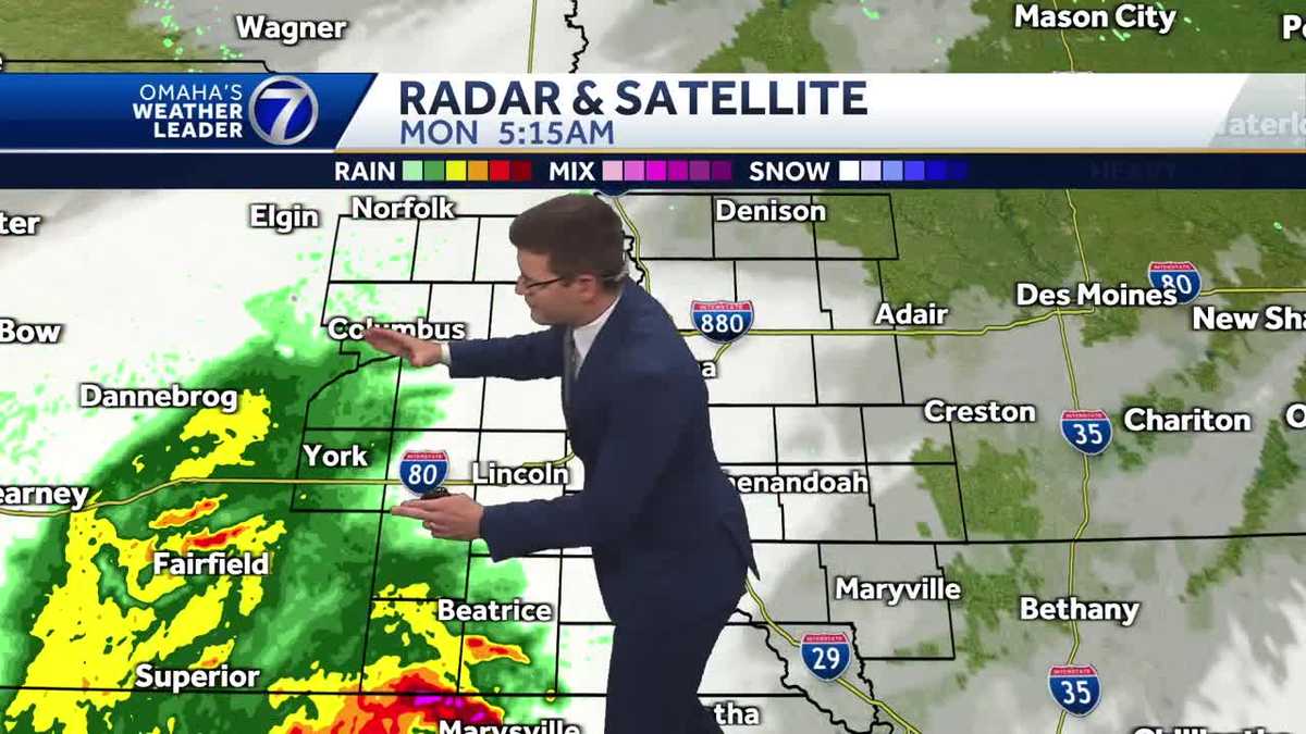 Omaha morning weather forecast for Monday, June 30