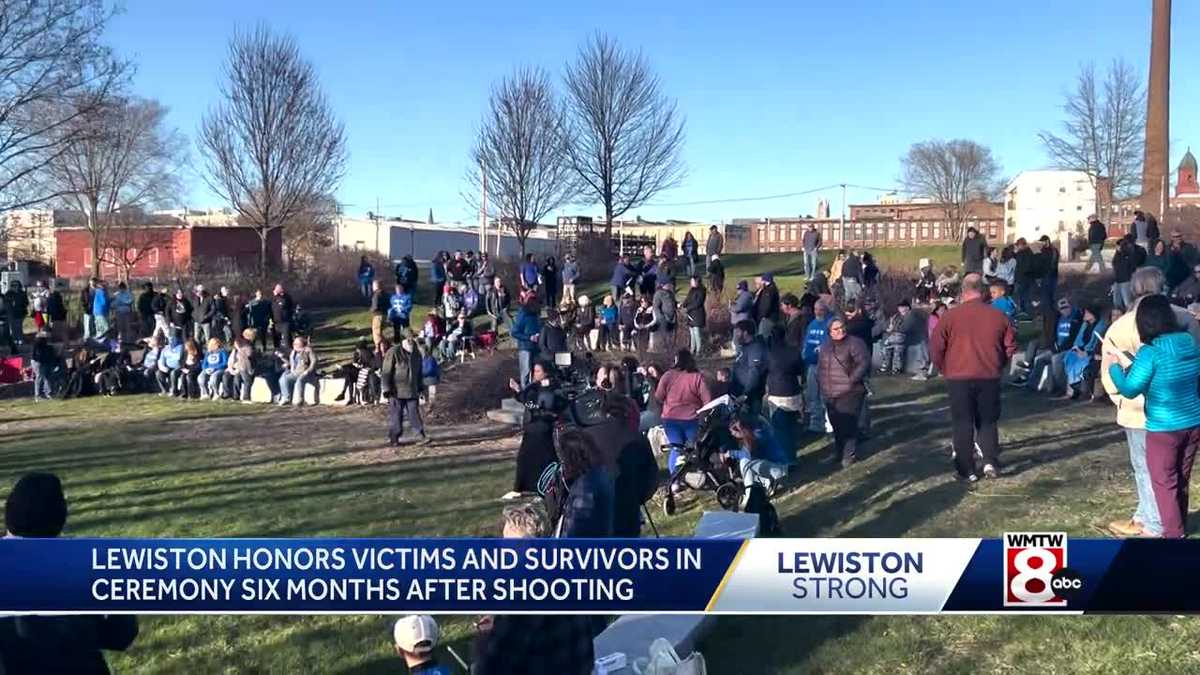 Lewiston community gathers for six-month anniversary of mass shooting