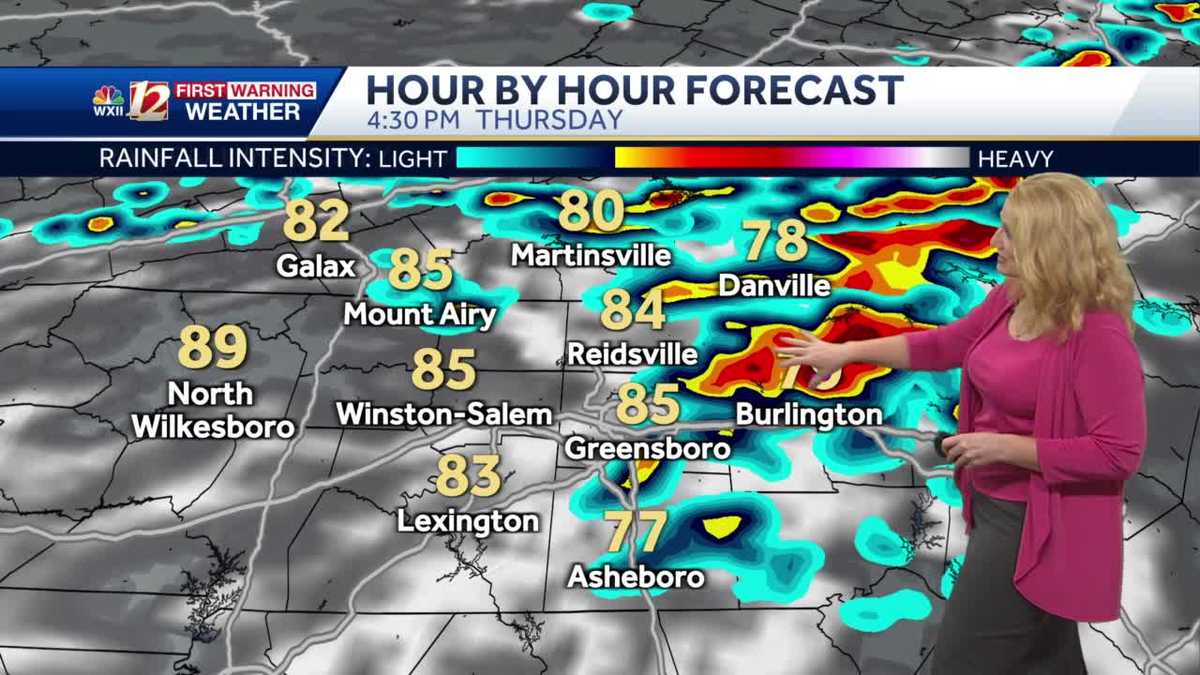 Heavy Rain & Scattered Storms, Severe Thunderstorm Watch Tonight