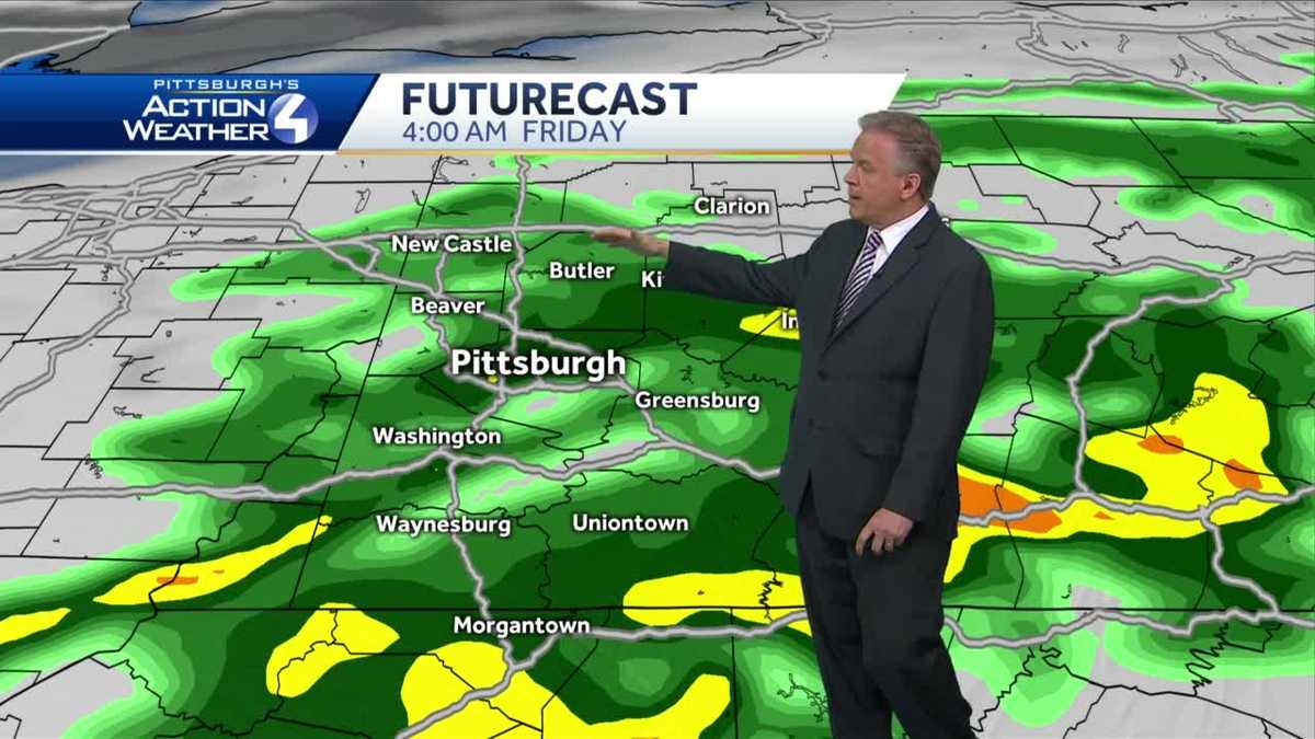 Rain continues overnight, will be heavy at times