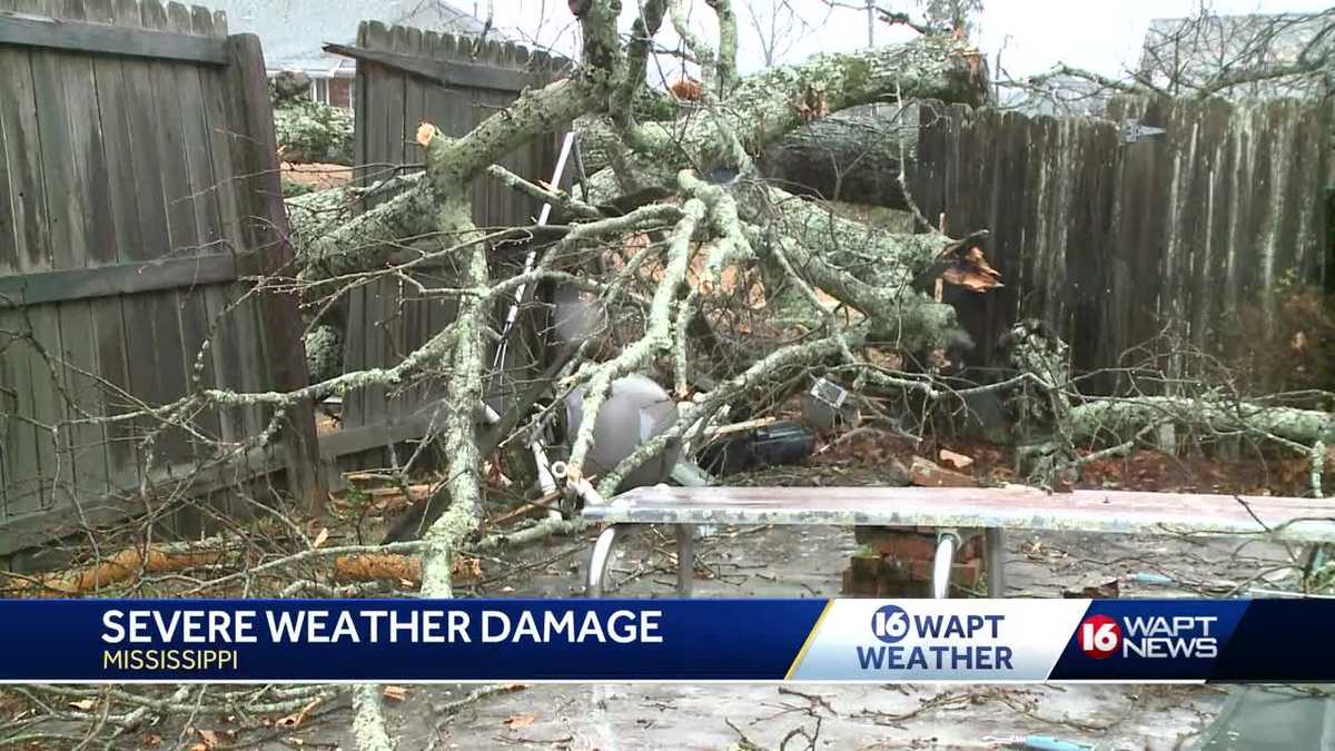 Emergency crews assessing severe weather damage