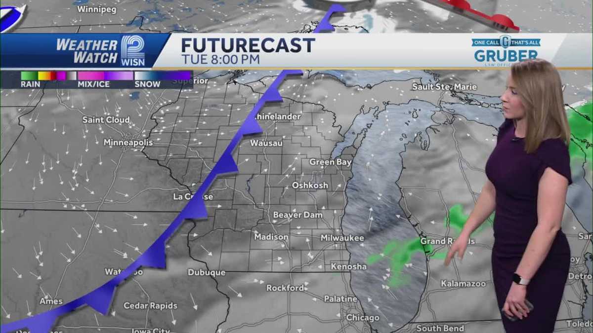 Weather: Light rain, snow possible Tuesday