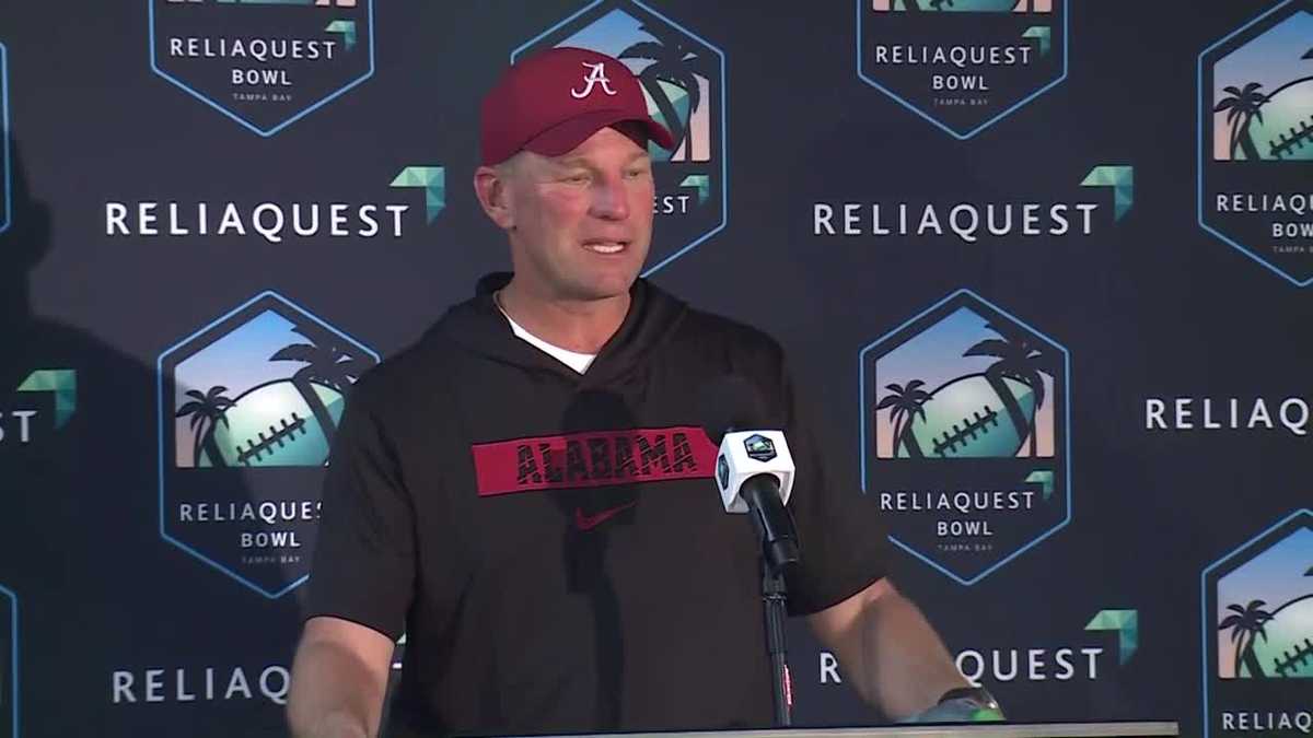 Alabama head coach Kalen DeBoer on ending his first season with a loss ...