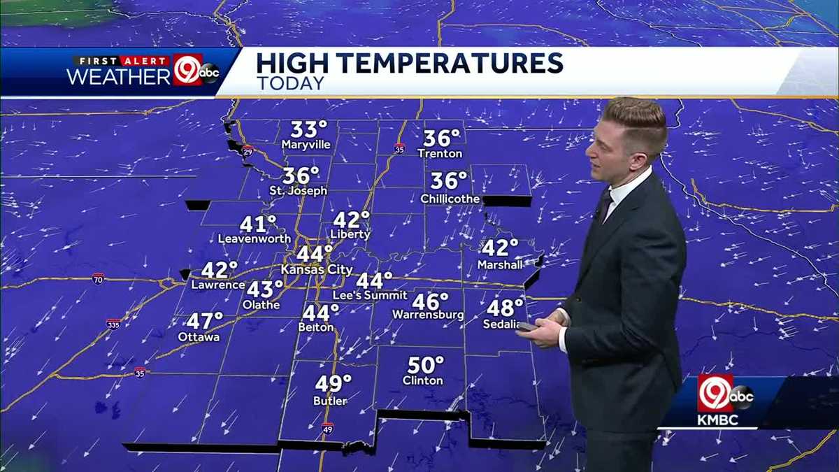 First Alert: Thawing continues with high of 44 degrees