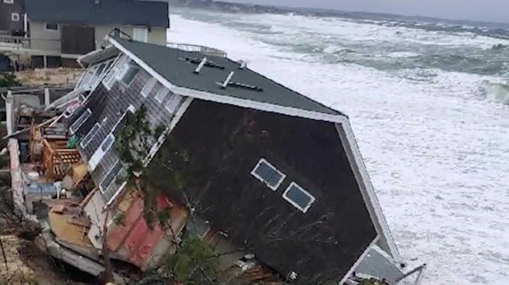 Cape Cod homes condemned after storm batters coastline