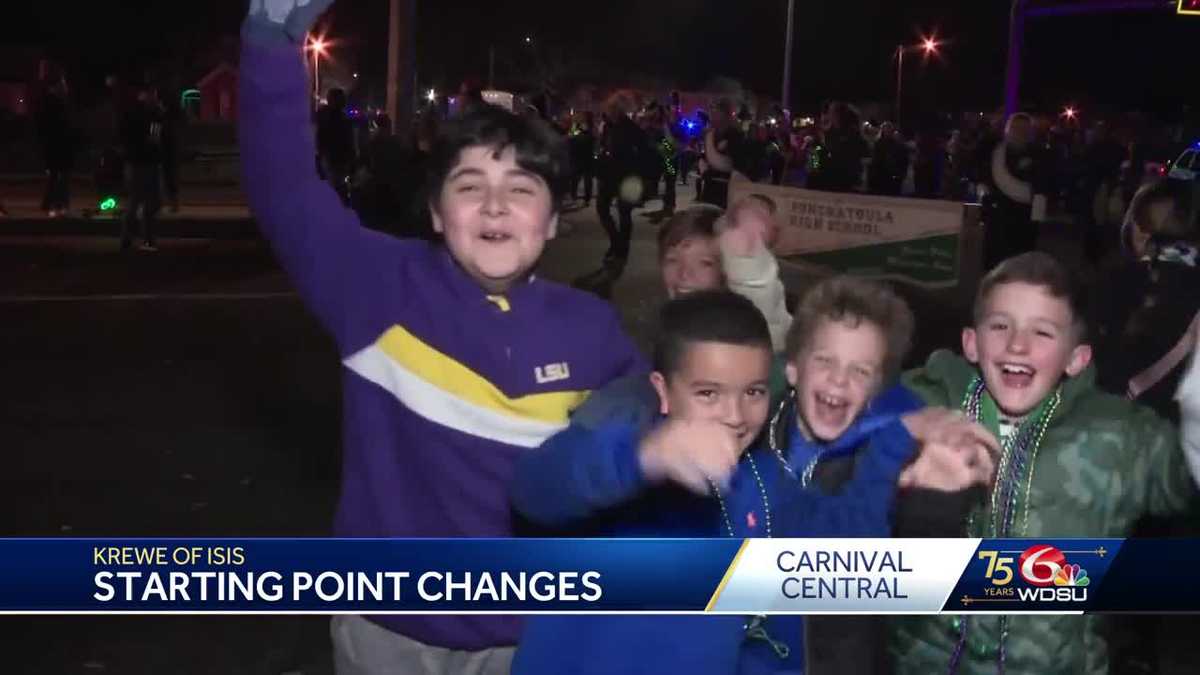 Route change for Krewe of Isis parade in Kenner