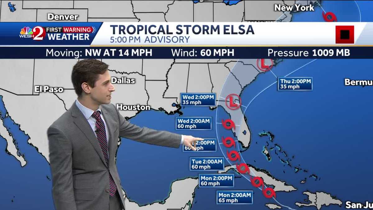 Storm Surge Watch issued for portion of Florida's west coast