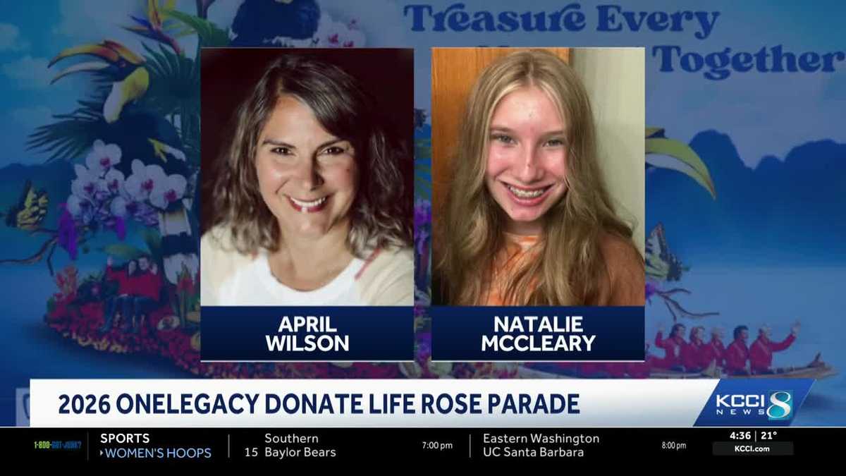 Iowans honored in California for organ donation contributions