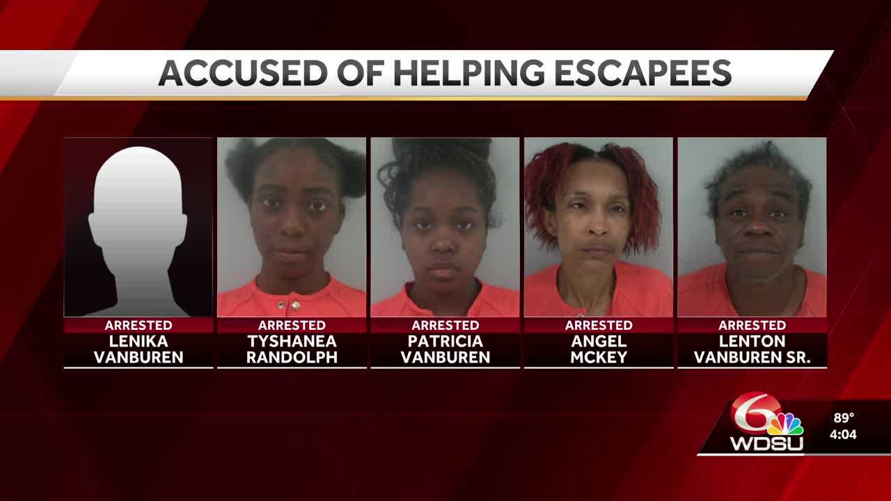Louisiana State Police arrest six people accused of helping escaped ...