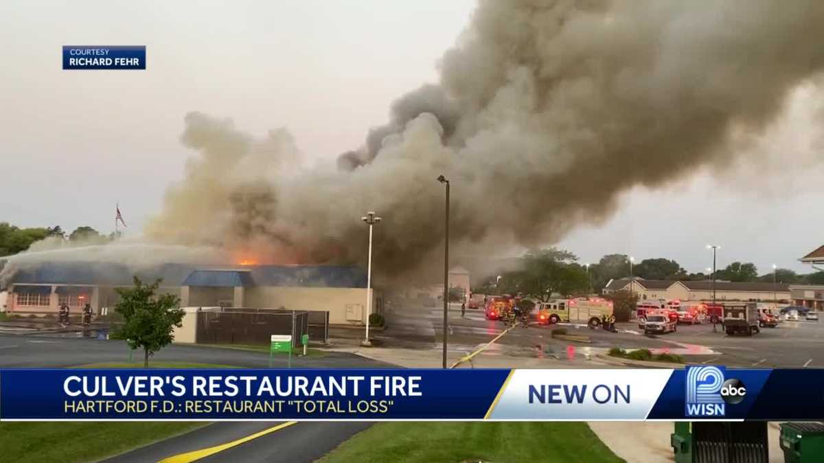 Culver's restaurant in Hartford destroyed by fire