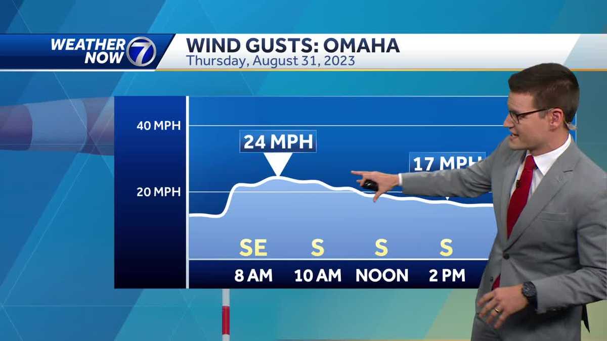 Omaha morning weather forecast for Thursday, August 31