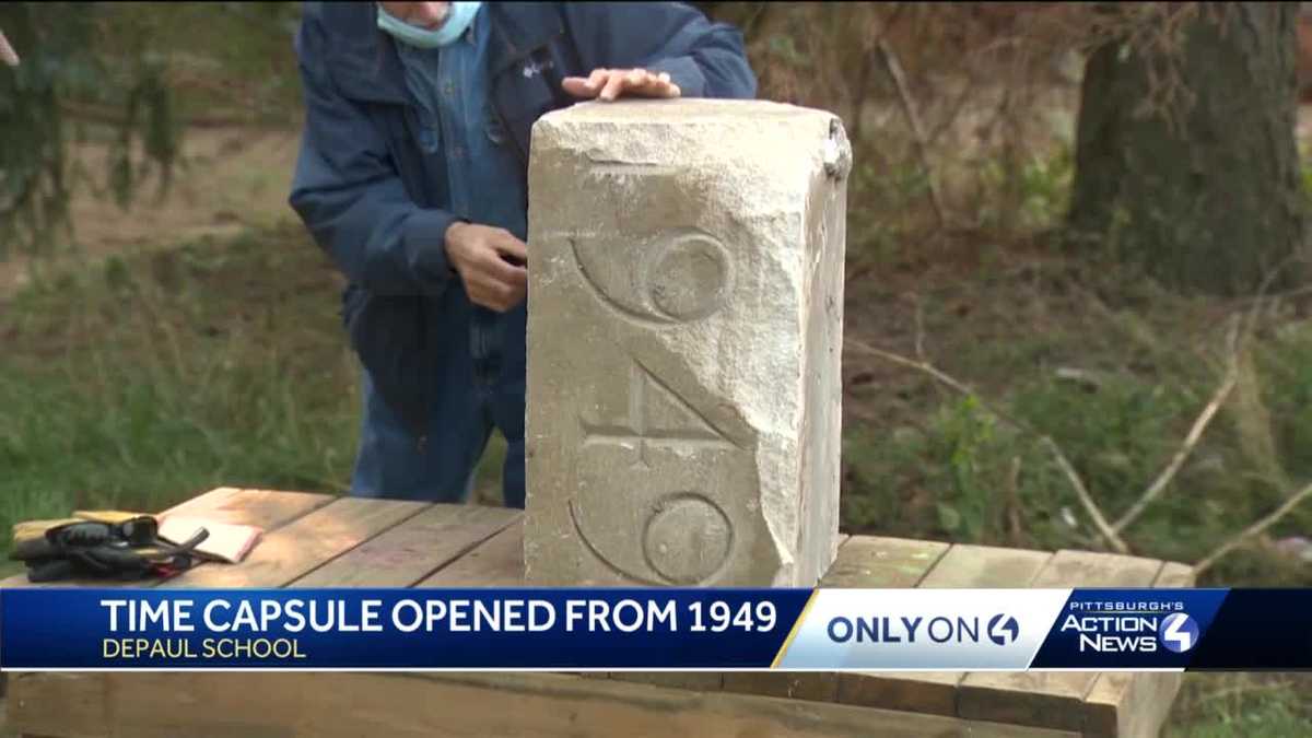 A DePaul Institute time capsule is opened 70 years later