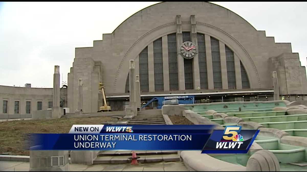 Union Terminal work to restore building to 1930s luster