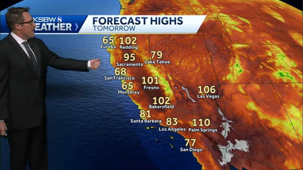 Cooler than average temps, then a return to normal later in the week