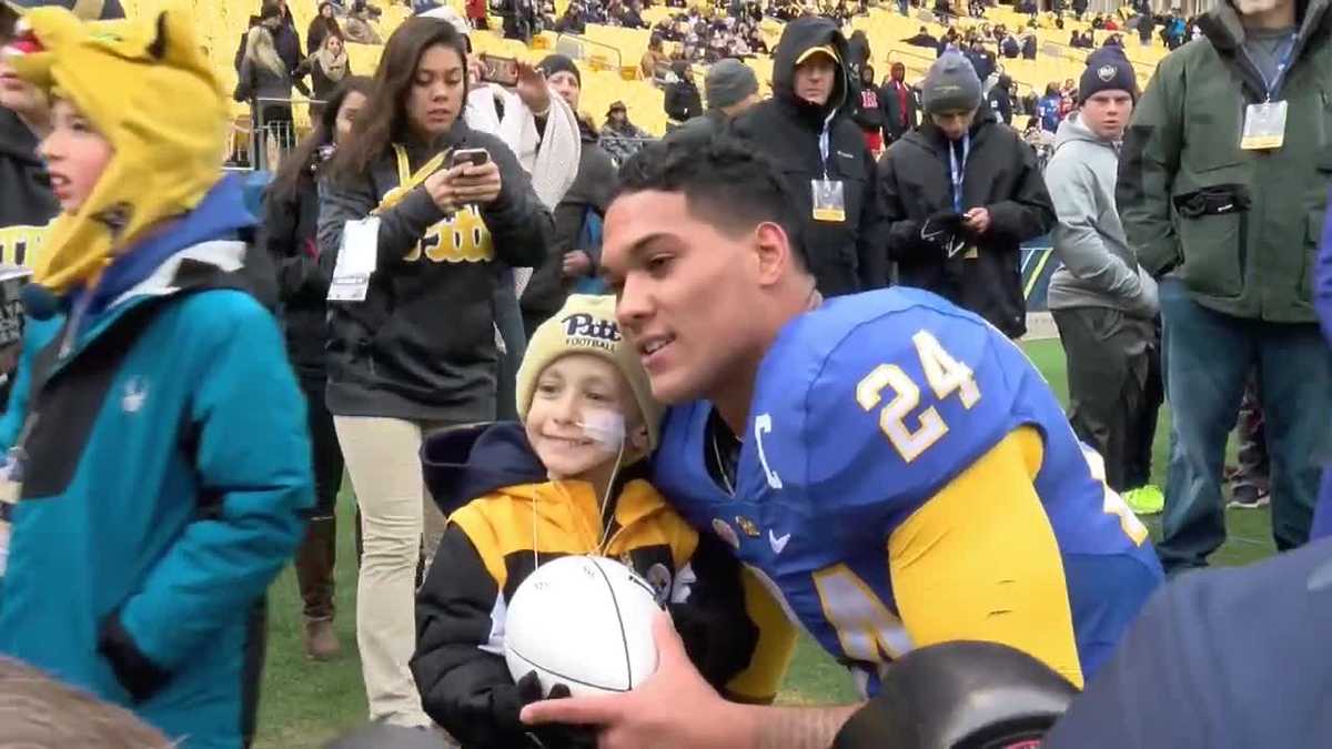 James Conner shares record-breaking game with 5-year-old cancer patient