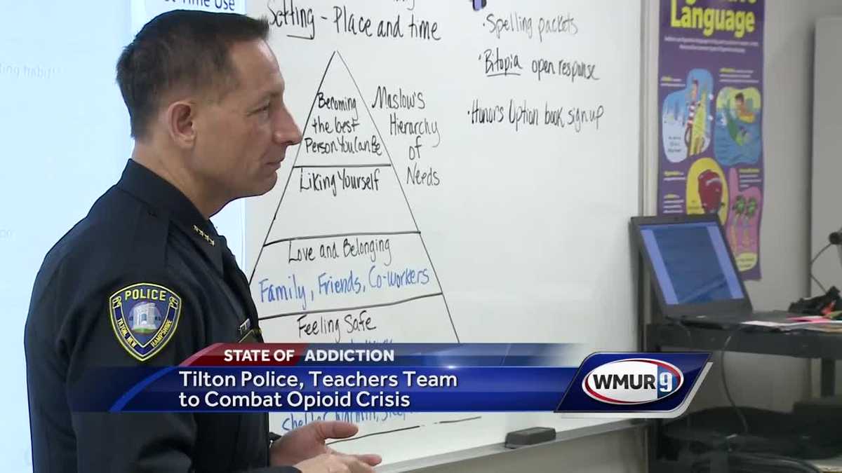 Police work with students on drug prevention