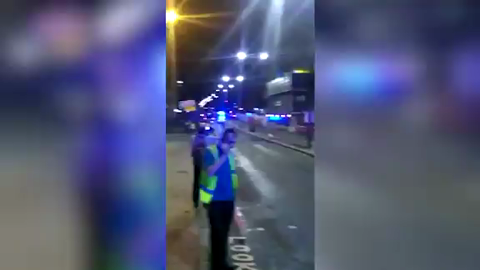 Social media video shows police response in London