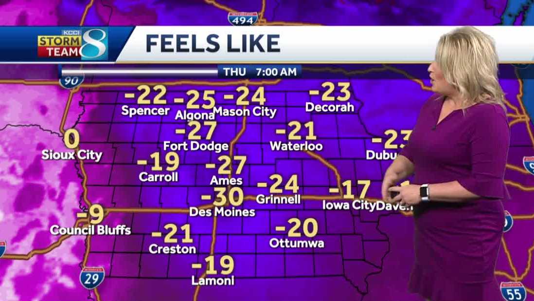Forecast: Cold snap arrives Wednesday