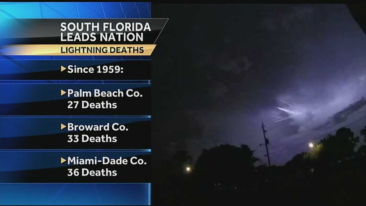 South Florida lead nation in lightning deaths