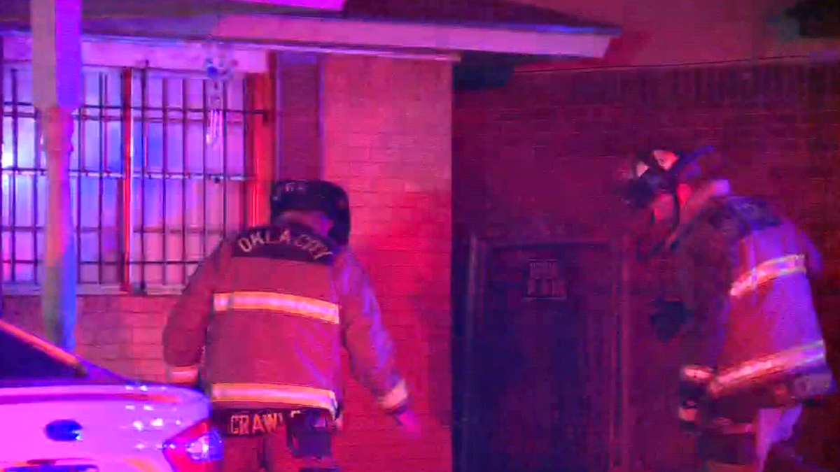 Person wakes up to find mattress on fire at northeast OKC home