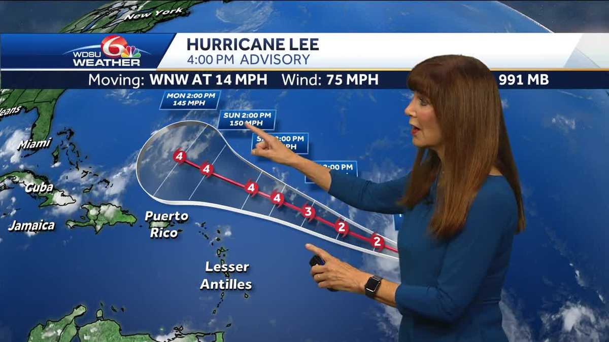Hurricane Lee forecast to be Major Hurricane