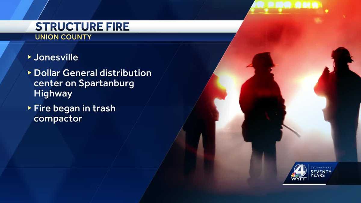 SC: Structure fire reported at distribution center