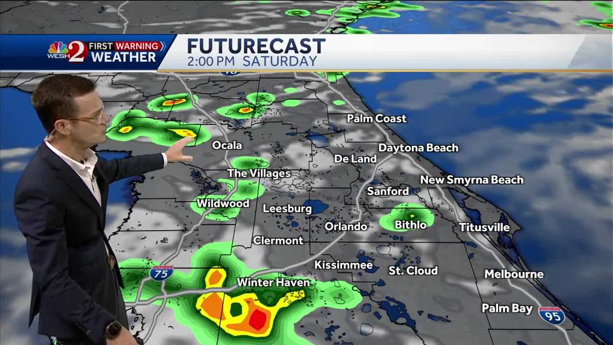 Rising rain chances for Central Florida