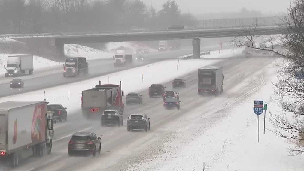 Snow brings slick conditions to parts of New Hampshire
