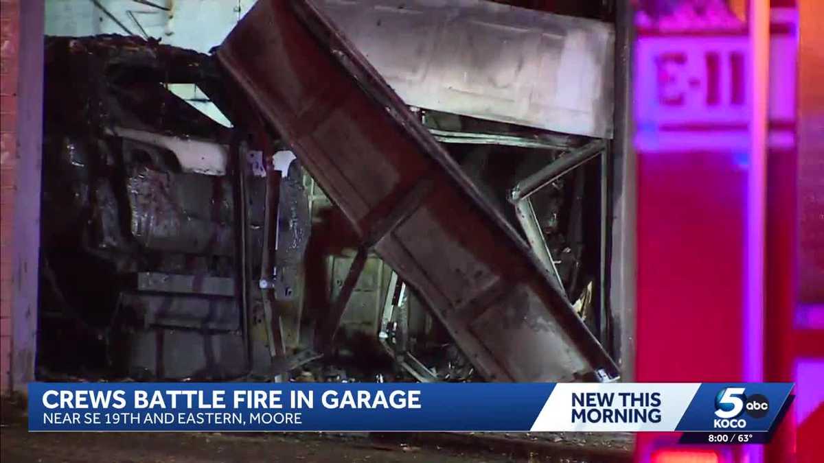 Moore, Norman, OKC crews respond to house fire in Moore