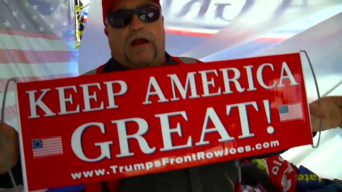Man camps out in Des Moines for his 61st Trump rally