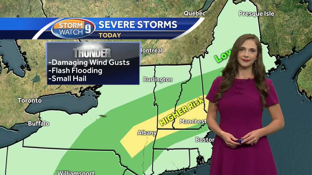 Watch: Severe storms possible Friday