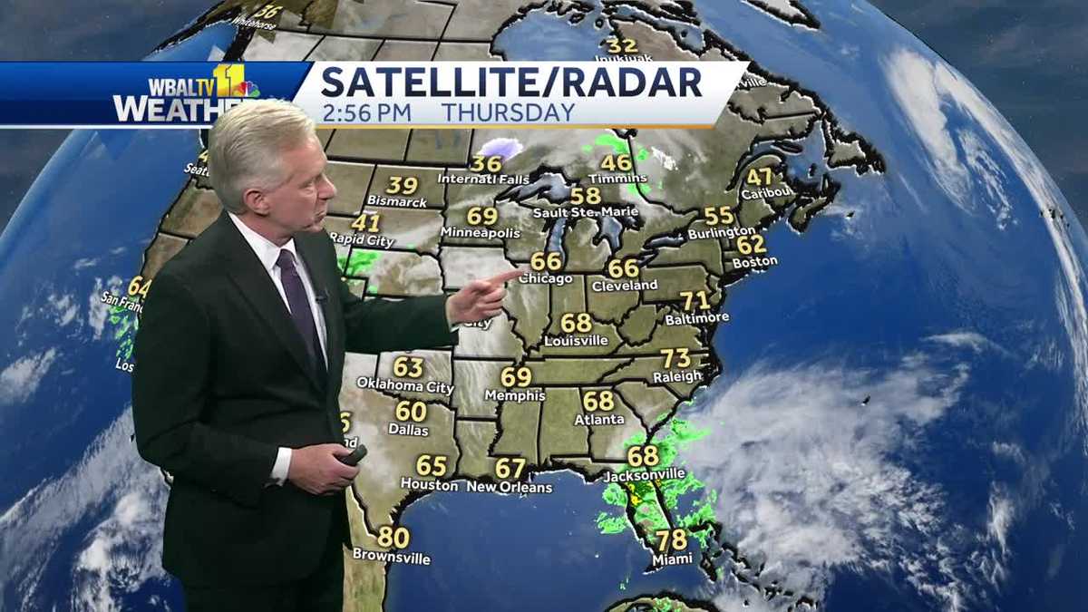 When to expect possible showers, dropping temps