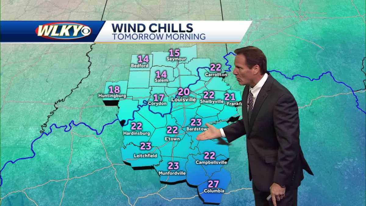 Bitter cold wind chills for November