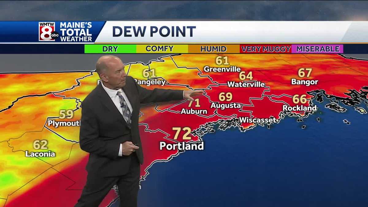 Muggy nights and warm days through midweek