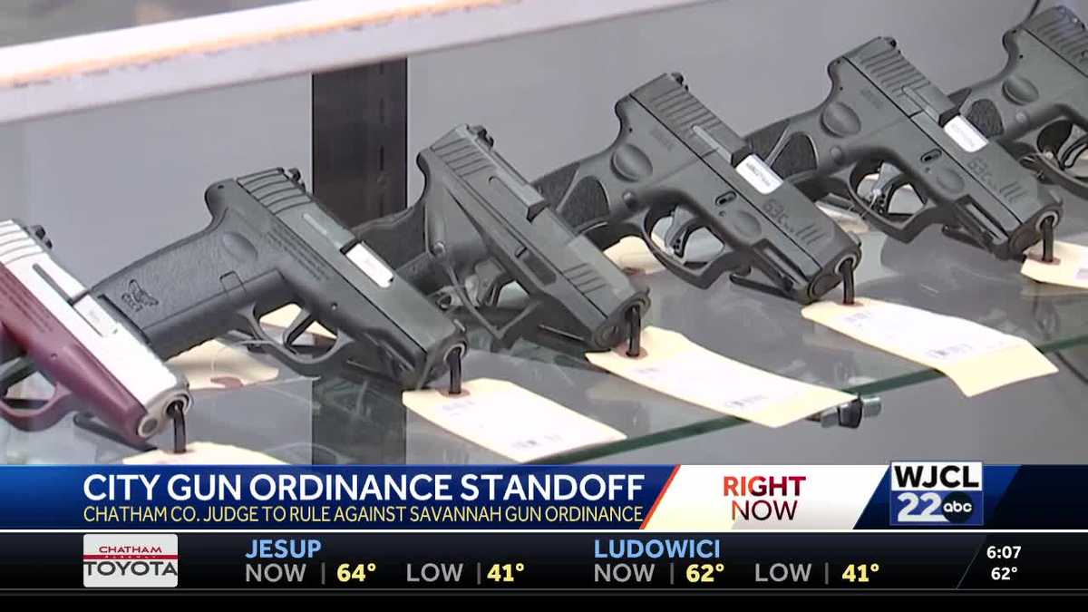 Judge strikes down Savannah gun storage law as unconstitutional