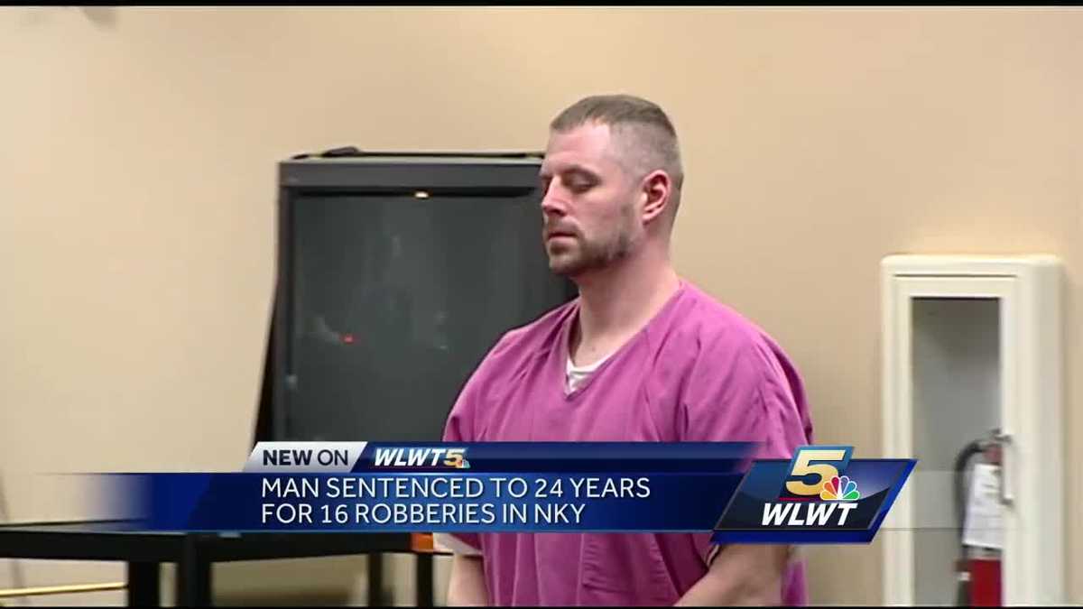 Serial robber sentenced to 24 years in prison