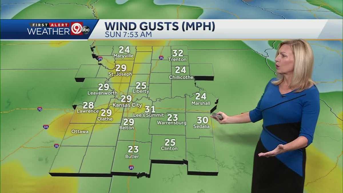 Cloudy, windy and cold for Sunday
