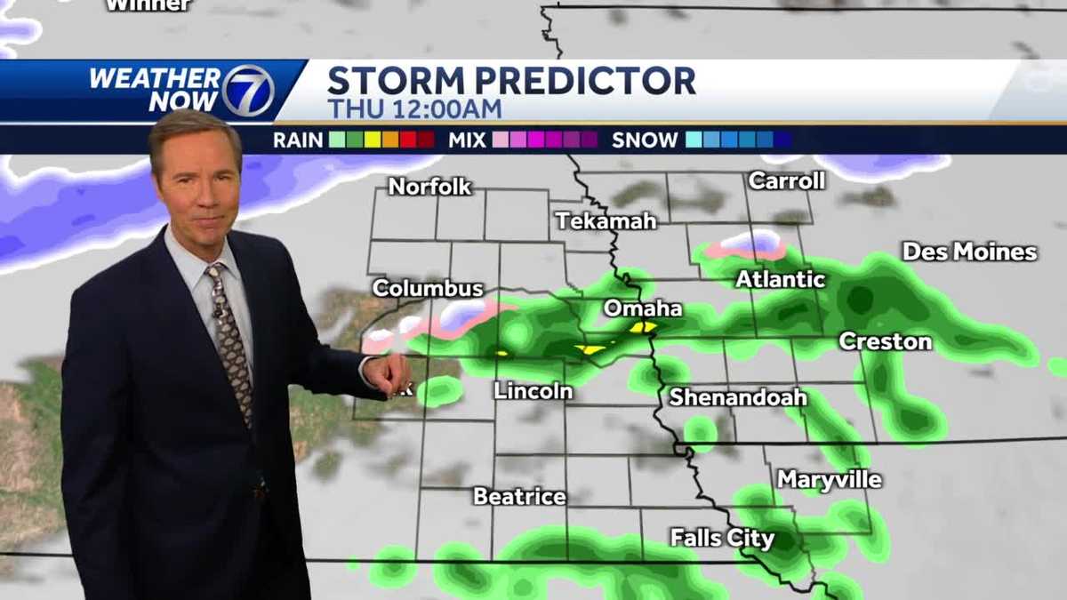 Wednesday evening March 22 Omaha weather