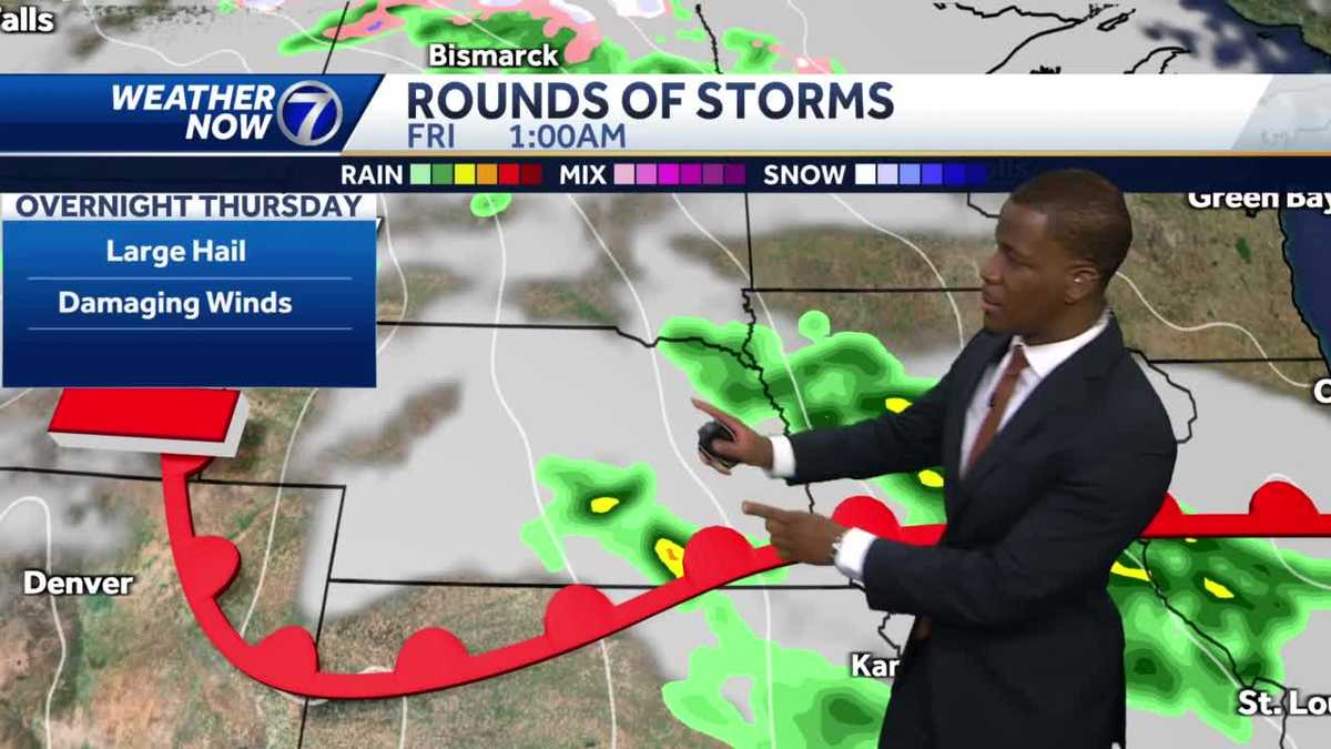 Tracking more rounds of rain & storms