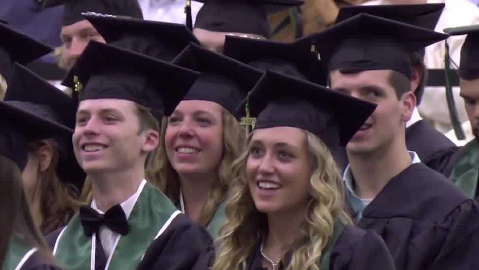 Todd Angilly delivers commencement speech at PSU
